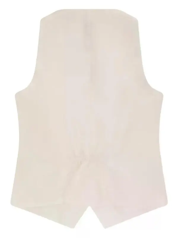 Tagliatore Giselle V-neck Waistcoat - Neutrals