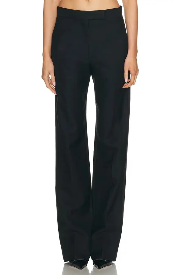 TOM FORD Tuxedo Straight Fluid Pant - Black