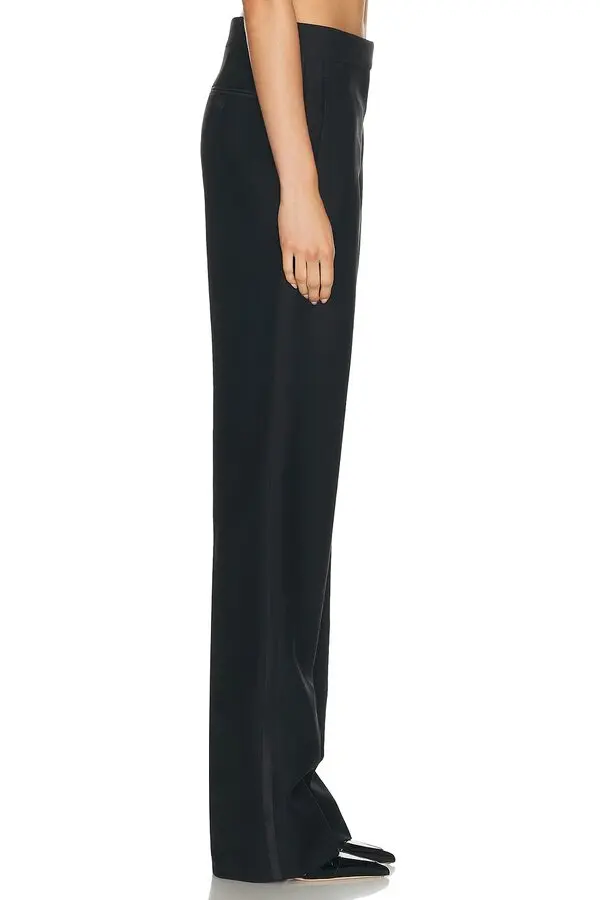 TOM FORD Tuxedo Straight Fluid Pant - Black