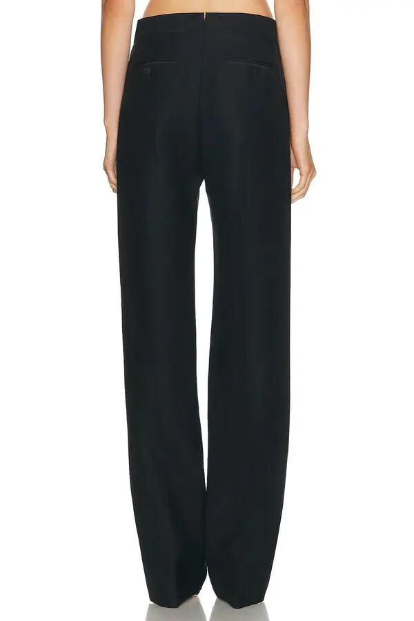 TOM FORD Tuxedo Straight Fluid Pant - Black