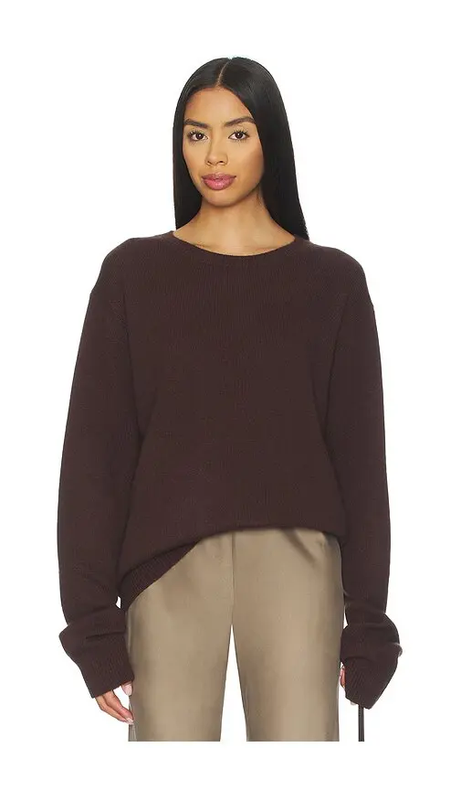Eterne James Cashmere Sweater - Espresso