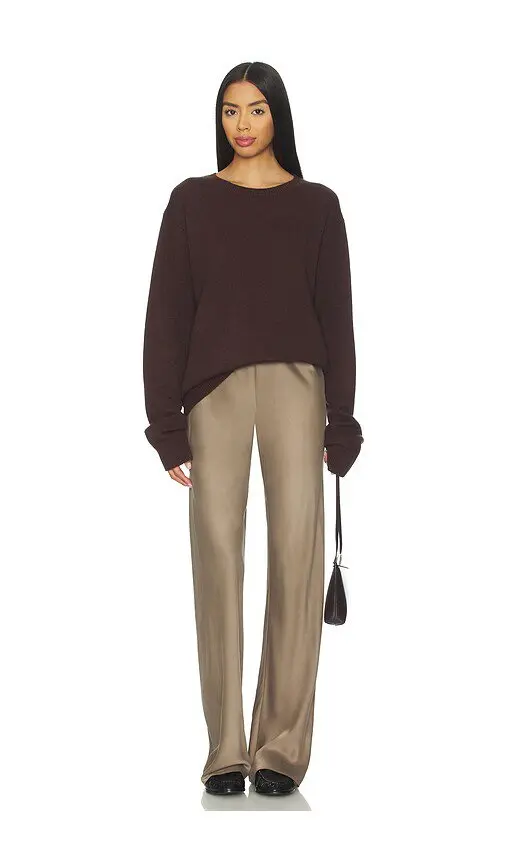 Eterne James Cashmere Sweater - Espresso