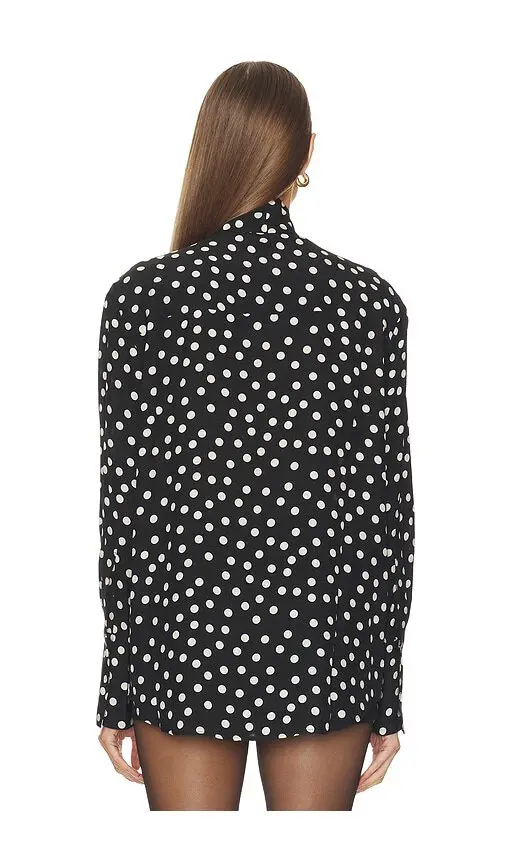 ANINE BING Ruby Shirt In Double Dot