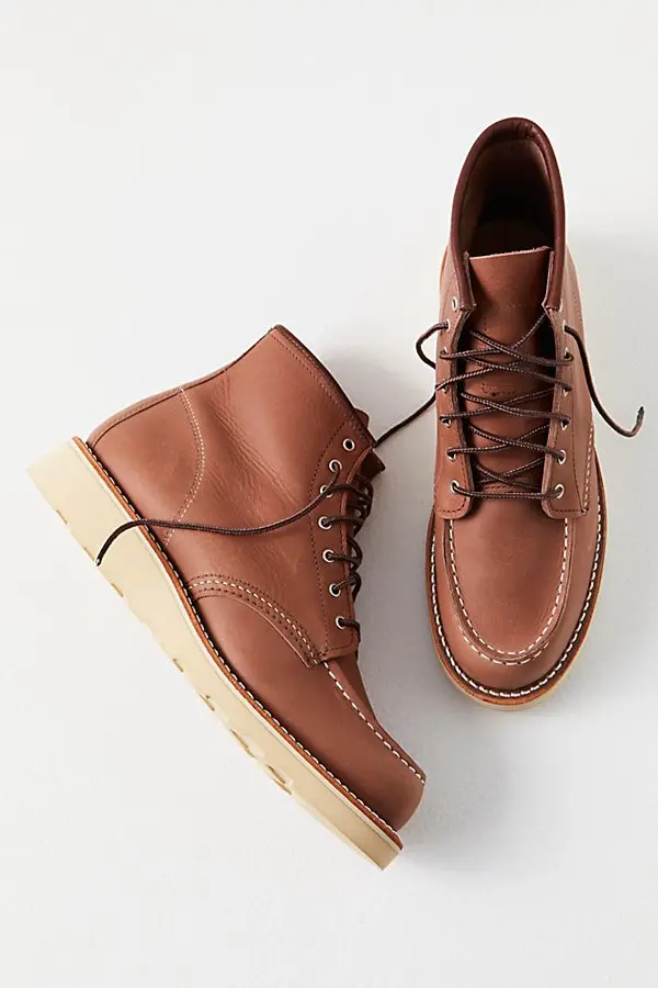 Red Wing 6" Classic Moccasin Boot - Mocha Legacy