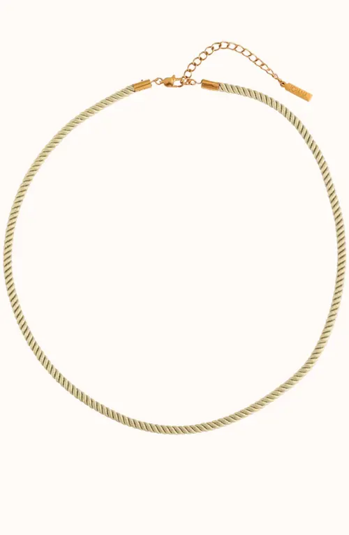 JOIANA JEWELRY Rope Chain Necklace - Butter Yellow
