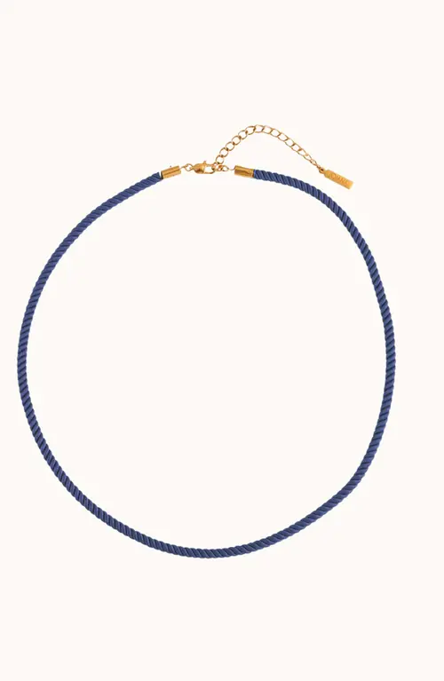 JOIANA JEWELRY Rope Chain Necklace - Navy