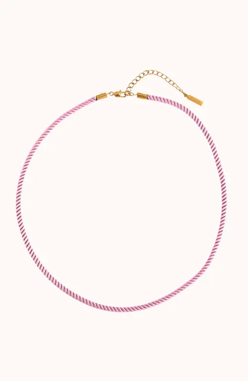 JOIANA JEWELRY Rope Chain Necklace - Pink