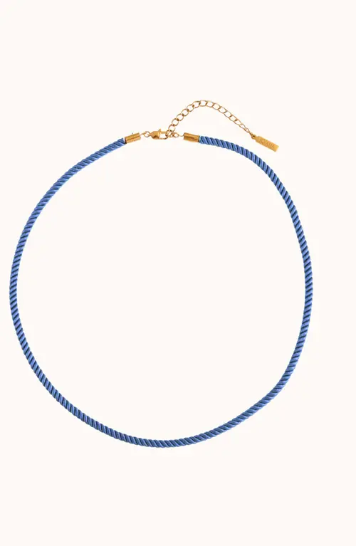 JOIANA JEWELRY Rope Chain Necklace - Seaglass Blue