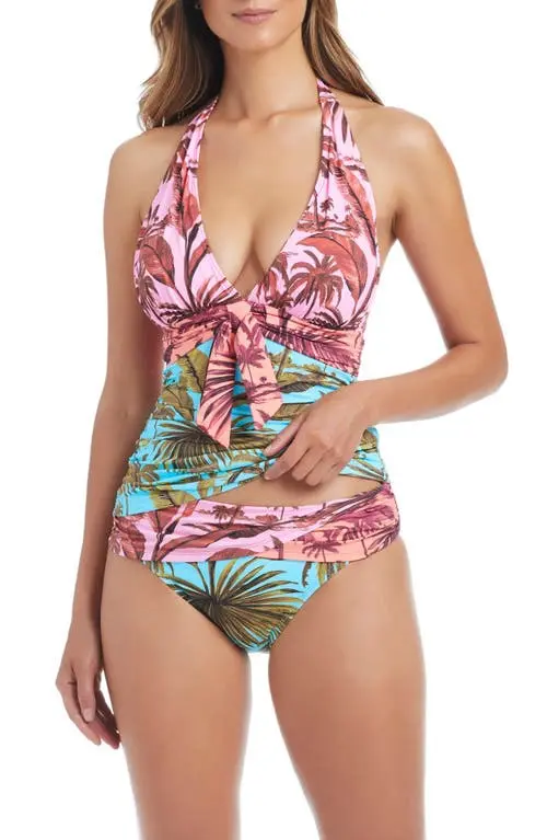 BLEU BY ROD BEATTIE Foldover Hipster Bikini Bottom - Teal Multi