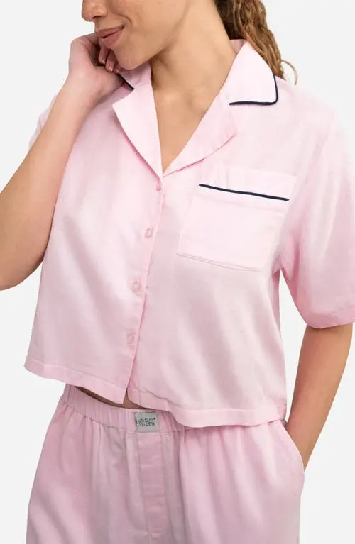 SUNDAY CITIZEN Piped Cotton Blend Pajamas
