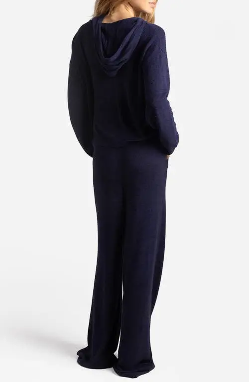 SUNDAY CITIZEN Wide Leg Knit Pants - Maritime Blue