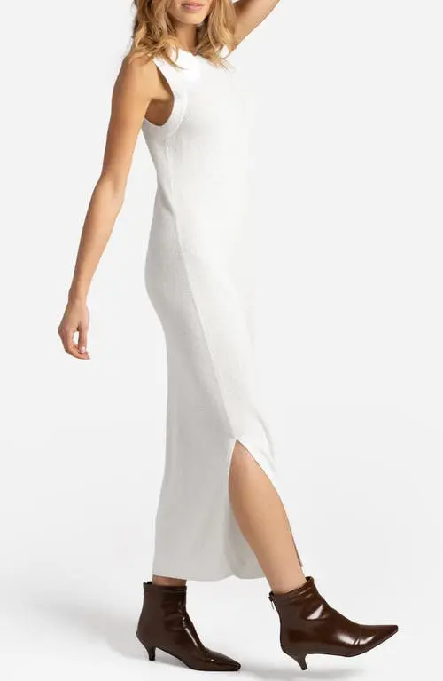 SUNDAY CITIZEN Knit Slit Hem Nightgown - Off White