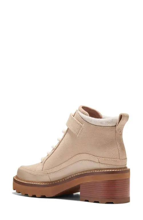 Cole Haan Shibley Waterproof Bootie - Light Sesame Wp Suede