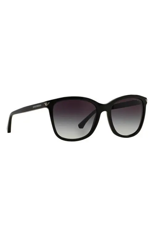 Emporio Armani 56mm Square Sunglasses