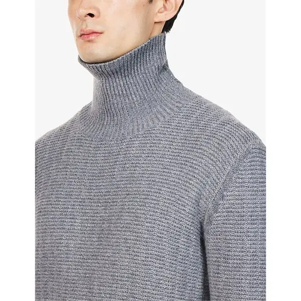 Corneliani Roll-neck Wool And Cashmere Jumper
