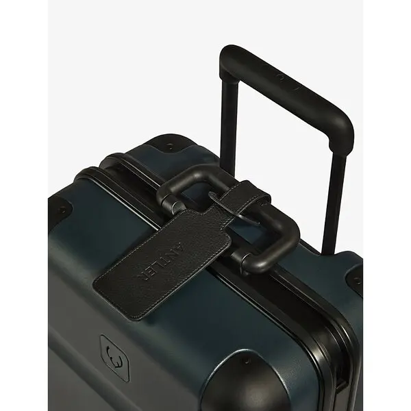 ANTLER Leather Luggage Tag - Basalt