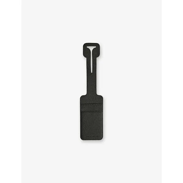 ANTLER Leather Luggage Tag - Basalt