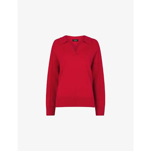 Whistles Open-collar Wool Jumper