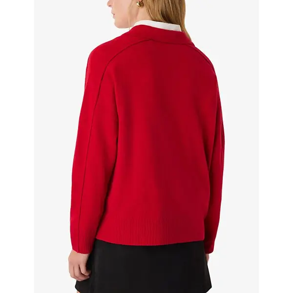 Whistles Open-collar Wool Jumper