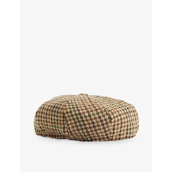 DENTS Blagdon Checked Wool Cap