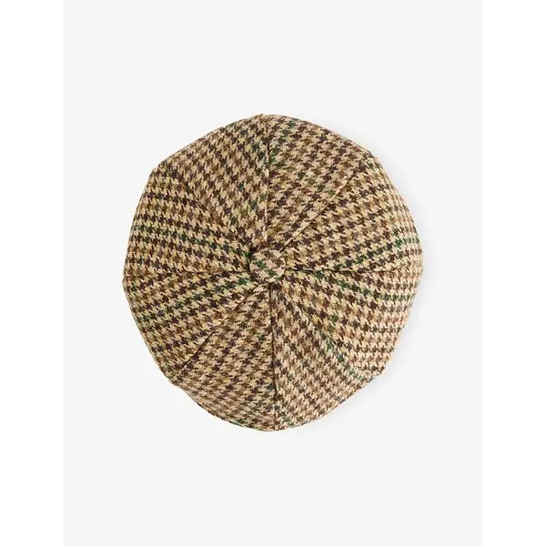 DENTS Blagdon Checked Wool Cap