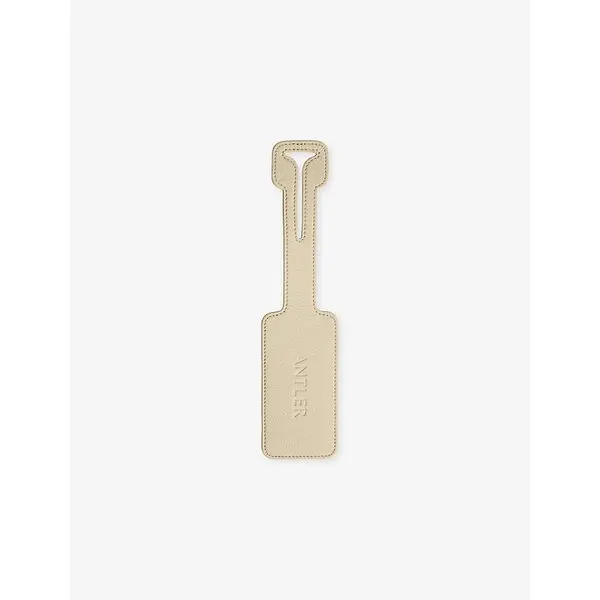 ANTLER Heritage Leather Luggage Tag - Sandstone