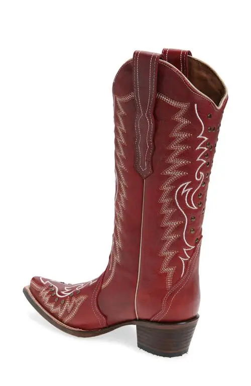 CIRCLE G Embroidered Studded Western Boots