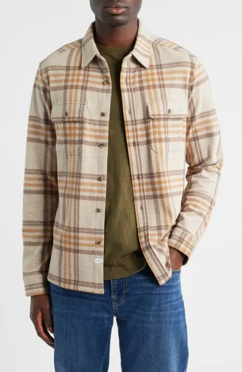 7 Diamonds Generation Plaid Flannel Button-up Overshirt
