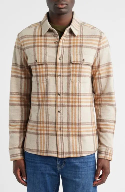 7 Diamonds Generation Plaid Flannel Button-up Overshirt