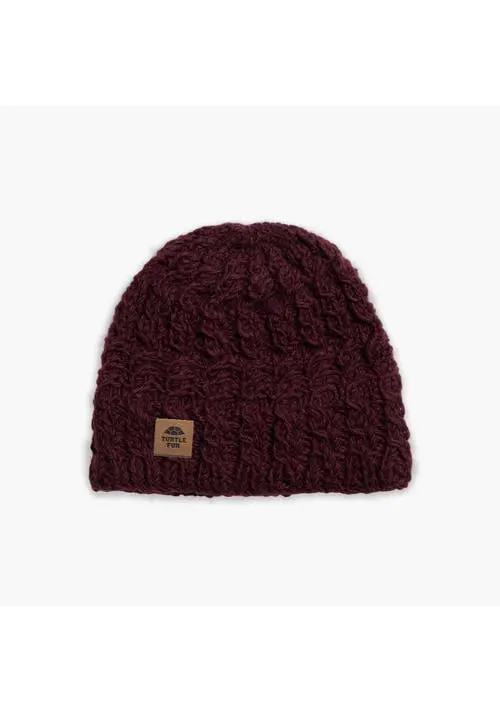 Turtle Fur Mika Wool Beanie - Bordeaux
