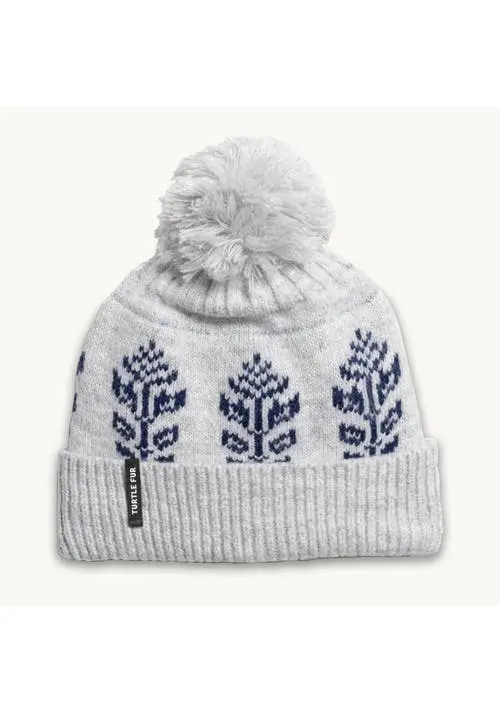 Turtle Fur Freya Pom Beanie - Ash