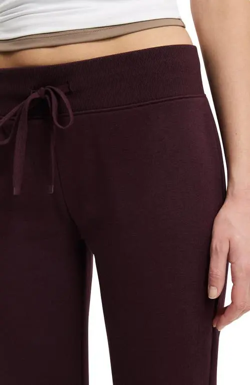 COTTON ON Flared Low Rise Bootleg Fleece Sweatpant - Noble Plum