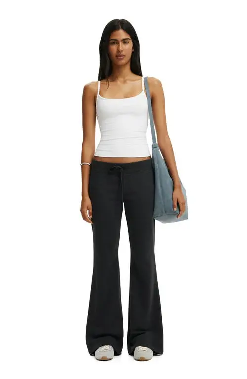 COTTON ON Low Rise Bootleg Sweatpant - Shadowstone