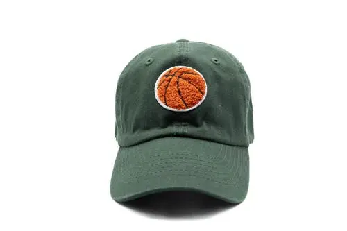 REY TO Z Terry Basketball Baseball Cap - Hunter Green
