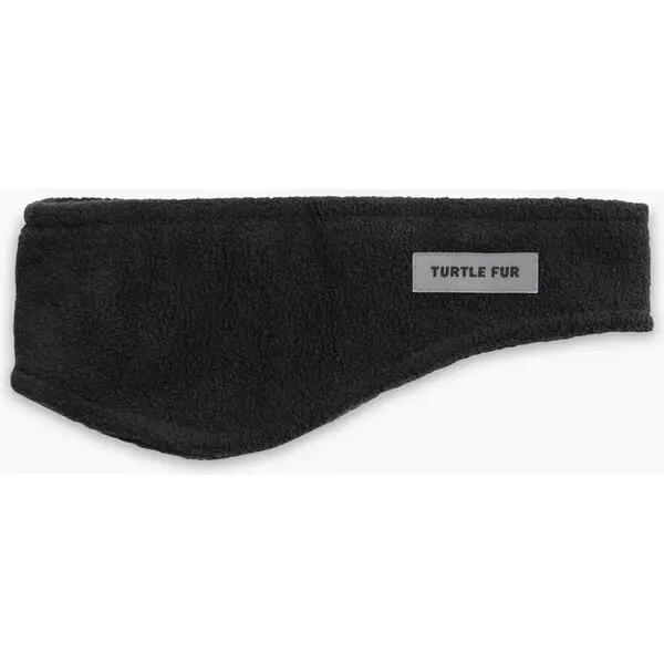 Turtle Fur Bang Band Fleece Headband - Black