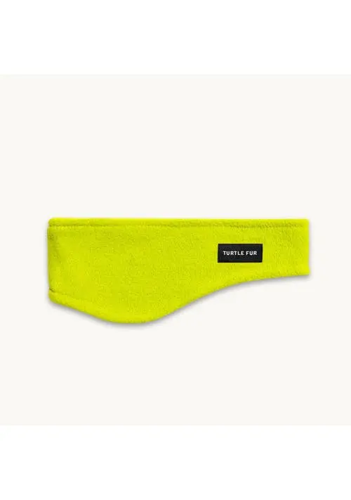 Turtle Fur Bang Band Fleece Headband - Bright Lime