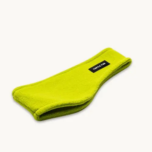 Turtle Fur Bang Band Fleece Headband - Bright Lime