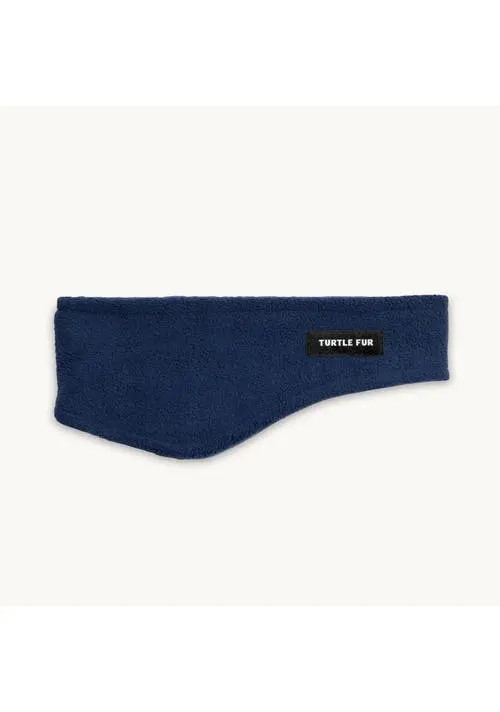 Turtle Fur Bang Band Fleece Headband - Navy