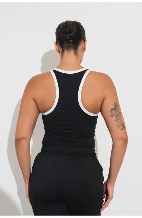 VITALITY Motive Racer Tank - Midnight Contrast