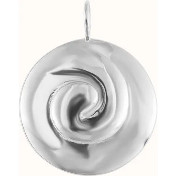 JOIANA JEWELRY Billow Pendant - White Silver