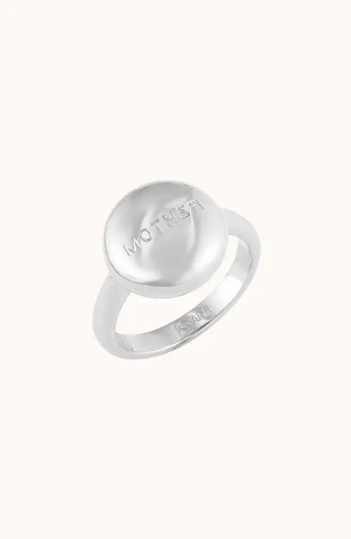 JOIANA JEWELRY Signet Ring - White Silver