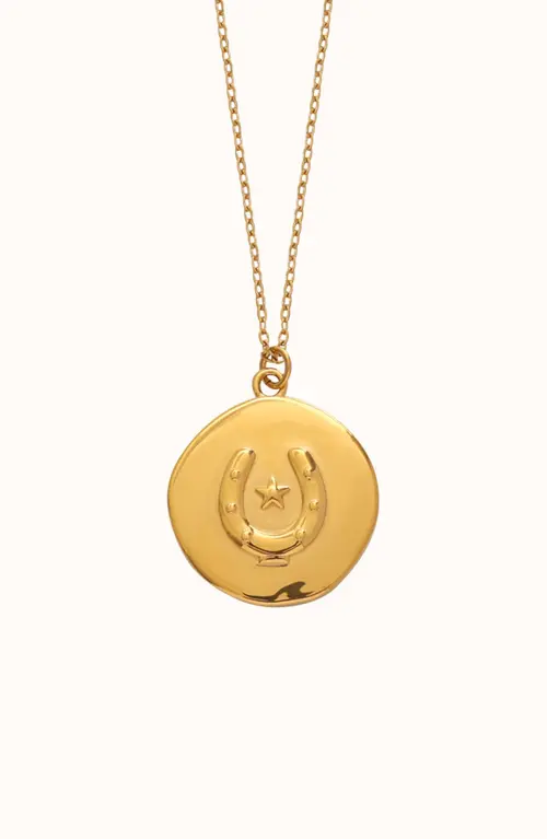 JOIANA JEWELRY Lucky Coin Pendant Necklace - Gold