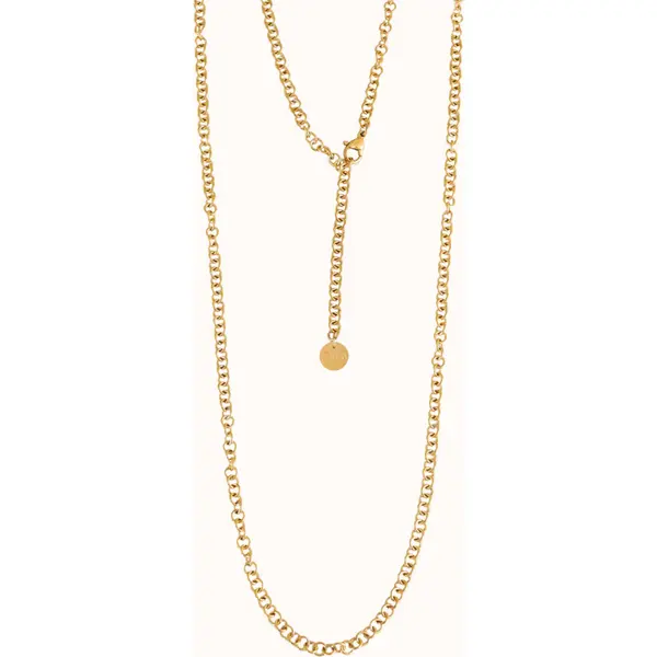 JOIANA JEWELRY Long Rolo Chain Necklace - Gold
