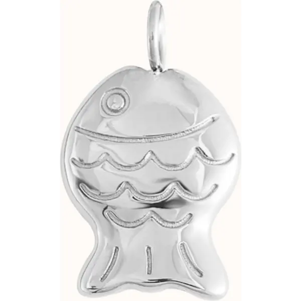 JOIANA JEWELRY Clio Fish Charm - Silver