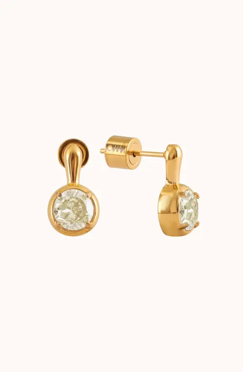 JOIANA JEWELRY Stud Earrings - Lemon/gold/6mm
