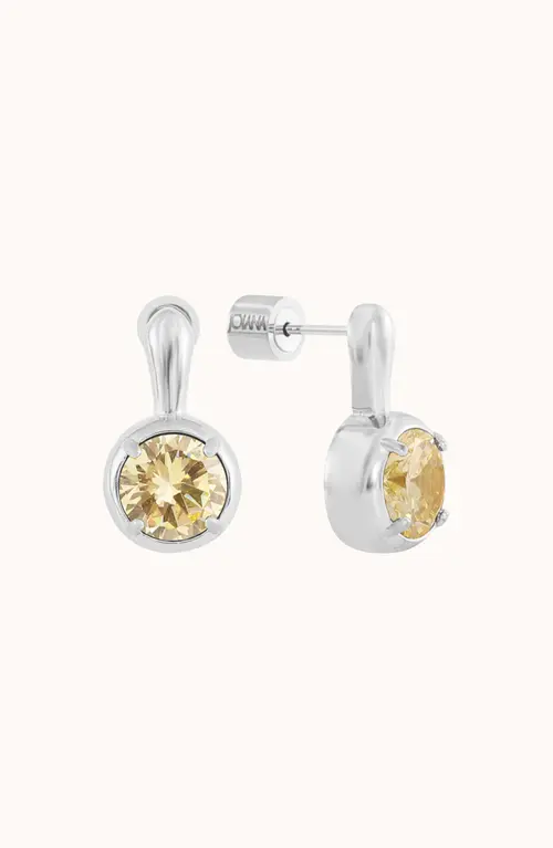 JOIANA JEWELRY Stud Earrings - Lemon/white Silver/8mm