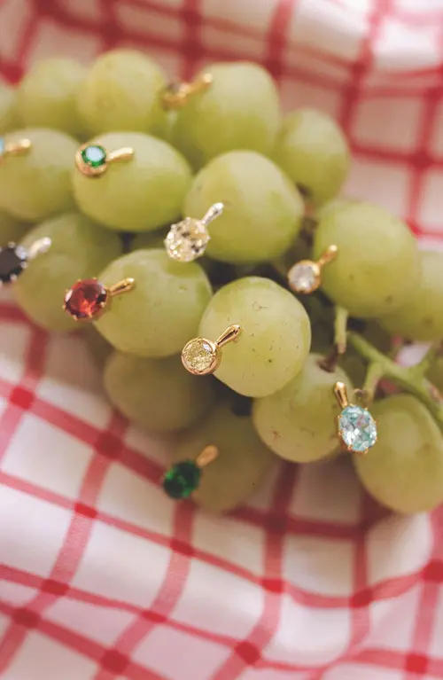 JOIANA JEWELRY The Clement Earrings - Ruby Gold