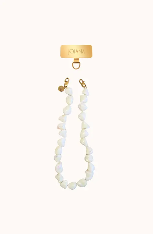 JOIANA JEWELRY Phone Strap With 18k Gold-plated Clasp - Shell Beads