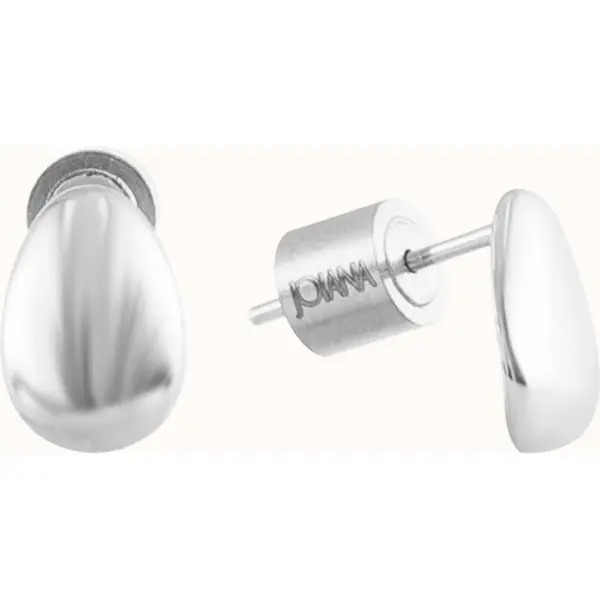 JOIANA JEWELRY Mini Monroe Stud Earrings - Silver