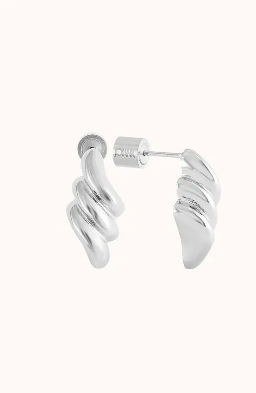 JOIANA JEWELRY Ford Hoop Earrings - Silver